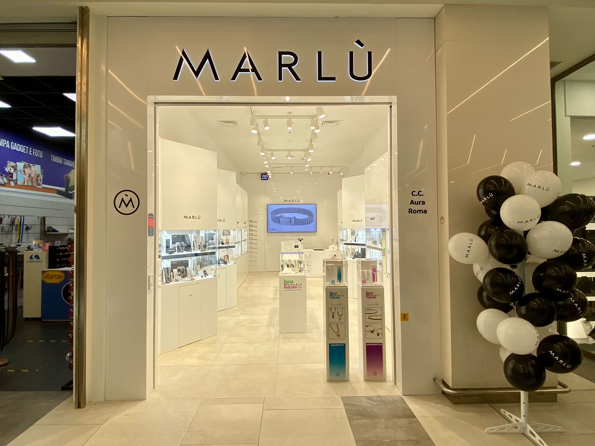 Nasce un nuovo Marlù Store a Roma presso Cc. Aura | Marlù Gioielli